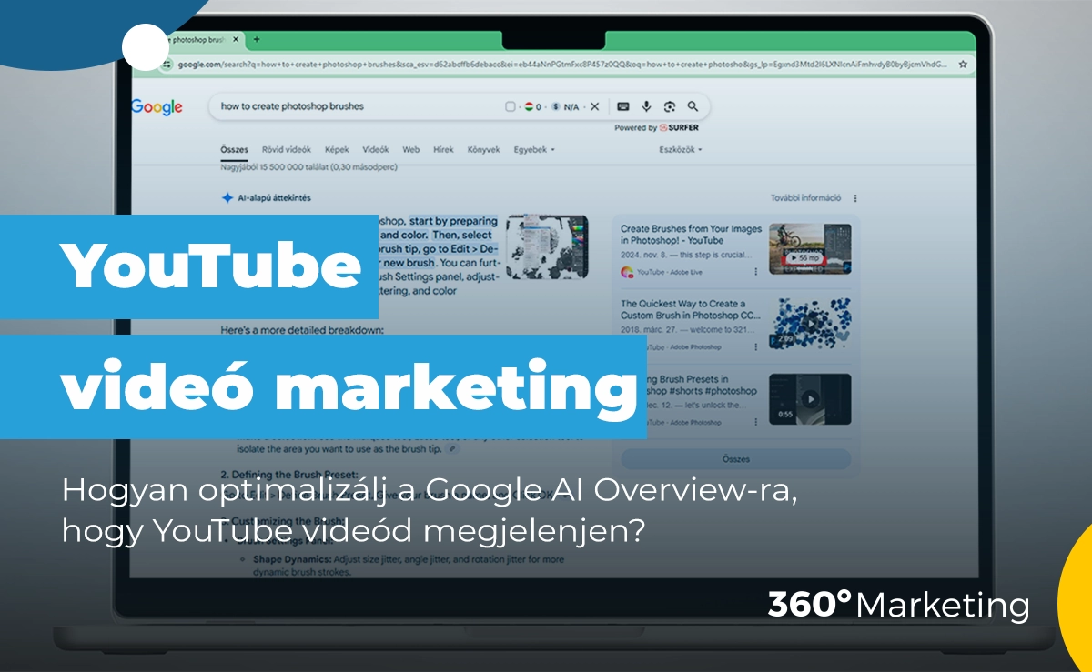 YouTube videó marketing - AI Overview optimalizálás 2025